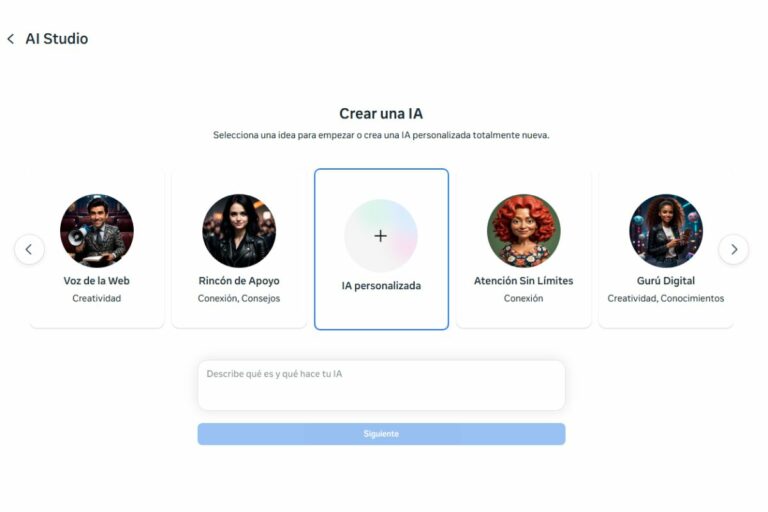 Gracias a AI Studio de Meta, puedes crear tu propio asistente de IA en sencillos pasos - El Comercio