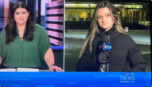 Periodista sufrió problema de salud durante transmisión en vivo - El ...