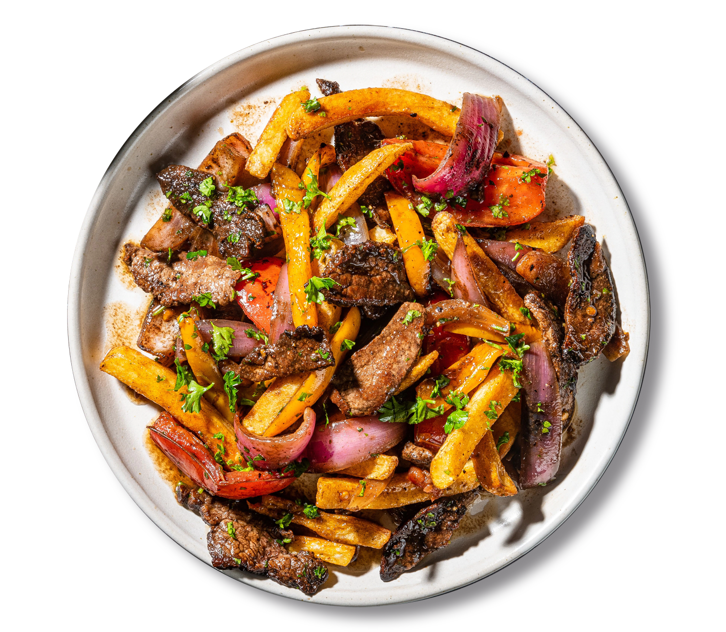 Delicioso lomo salteado con vegetales, receta peruana para preparar en ...