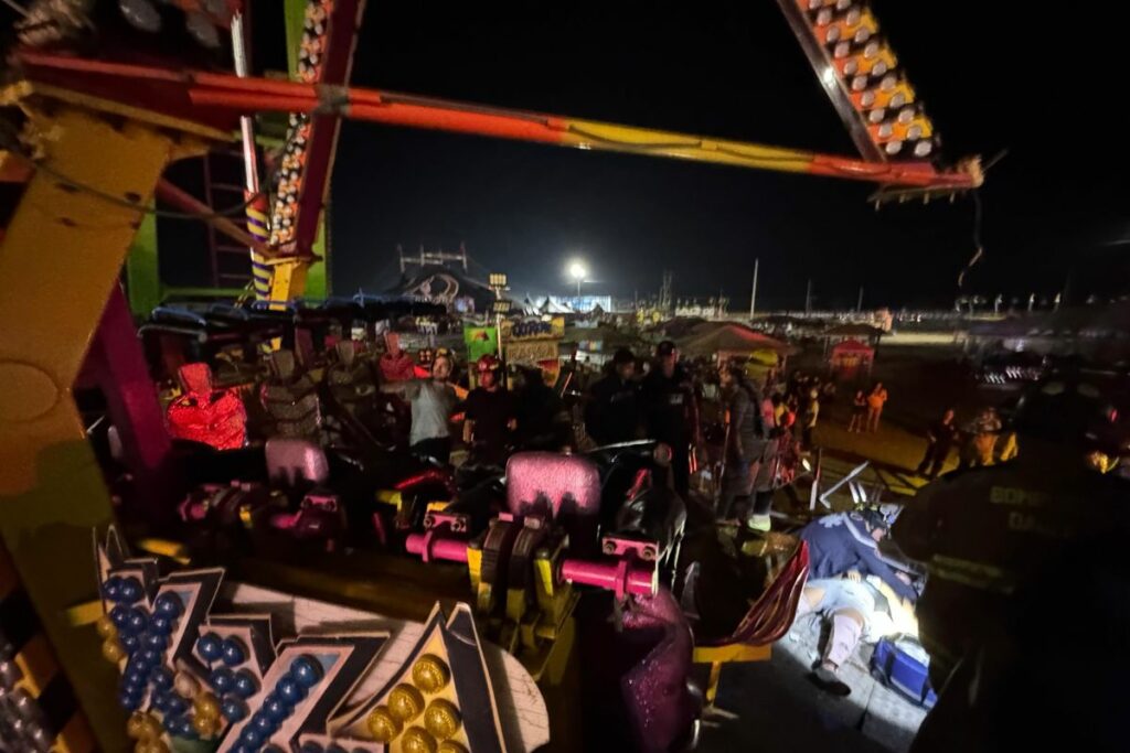 Al menos seis heridos deja el colapso de juego mecánico, en Daule - El ...