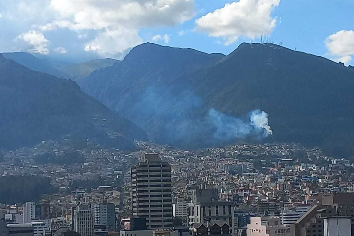 Quito registró dos incendios forestales este sábado 26 de octubre - El ...