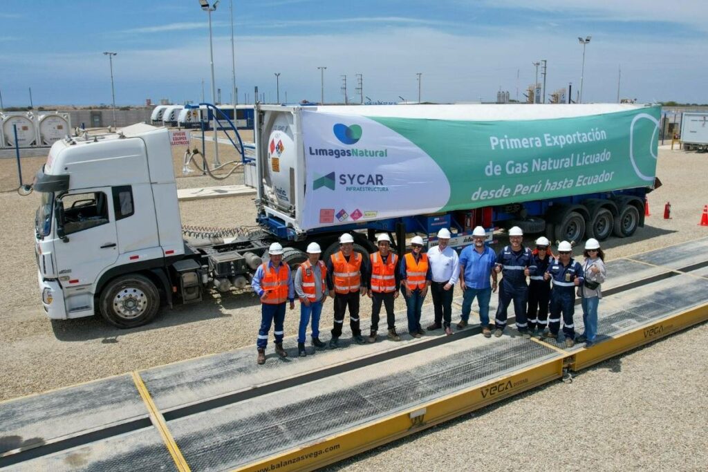Ecuador recibió primera importación de gas natural desde Perú - El Comercio