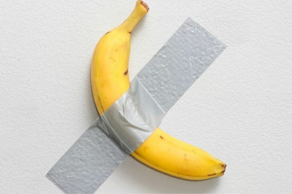 El polémico plátano pegado a la pared se vendió en millonaria cifra ...