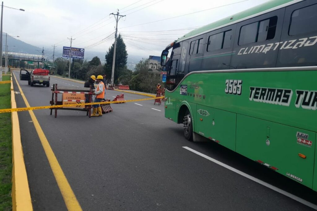 Autopista General Rumiñahui, con cierre parcial este jueves 20 de ...