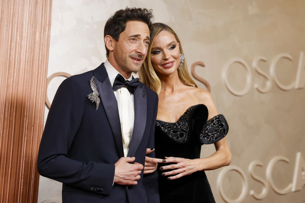 Adrien Brody lanzó un chicle a su esposa en los Oscar 2025 - El Comercio