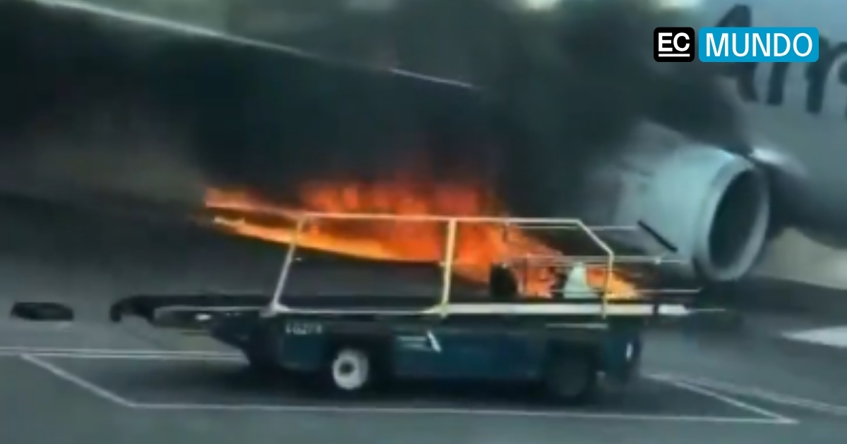 Un avión se incendió en el aeropuerto de Denver, Estados Unidos ¿Qué pasó con los 172 pasajeros ...