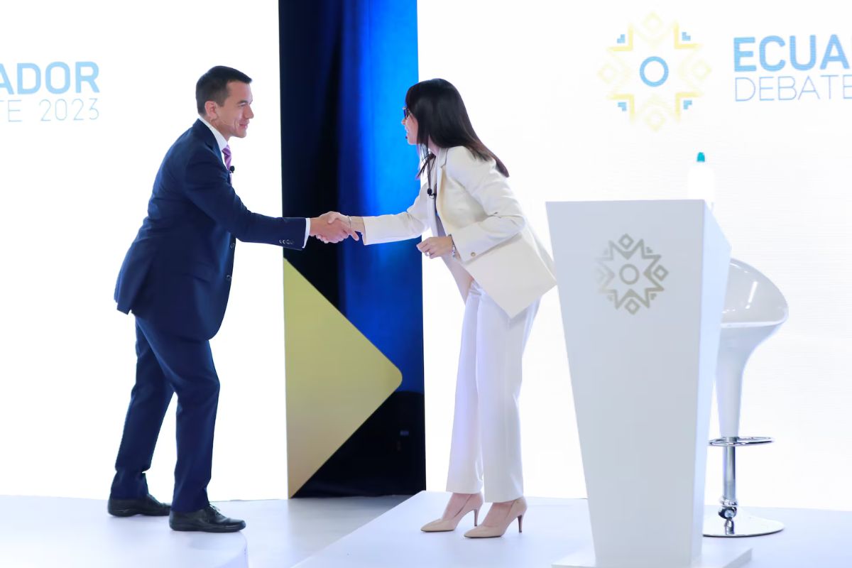 Daniel Noboa y Luisa González están listos para el debate presidencial ...