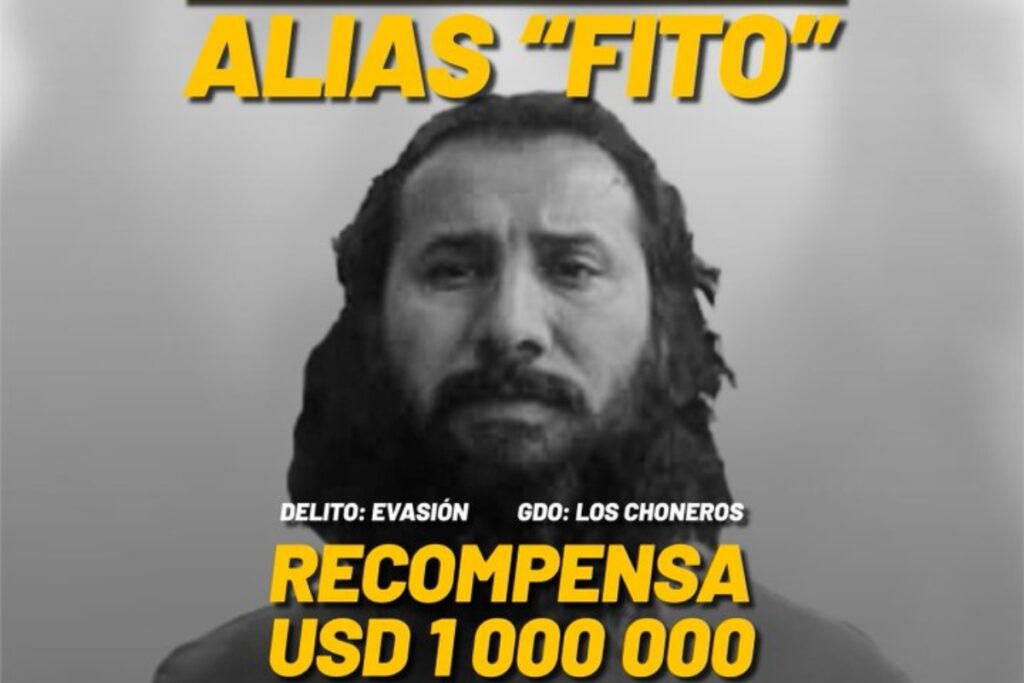 Gobierno ofrece millonaria recompensa por información de alias 'Fito ...