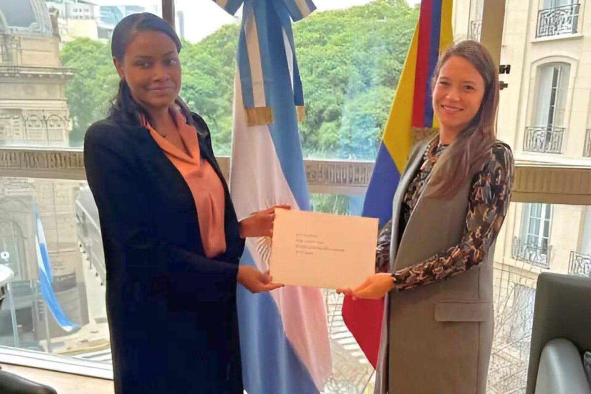 Diana Salazar presentó sus credenciales como Embajadora ante la Cancillería de Argentina - El ...