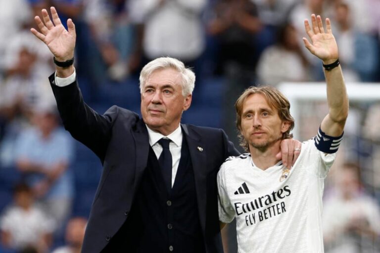 El Real Madrid despidió a Luka Modric y Carlo Ancelotti - El Comercio