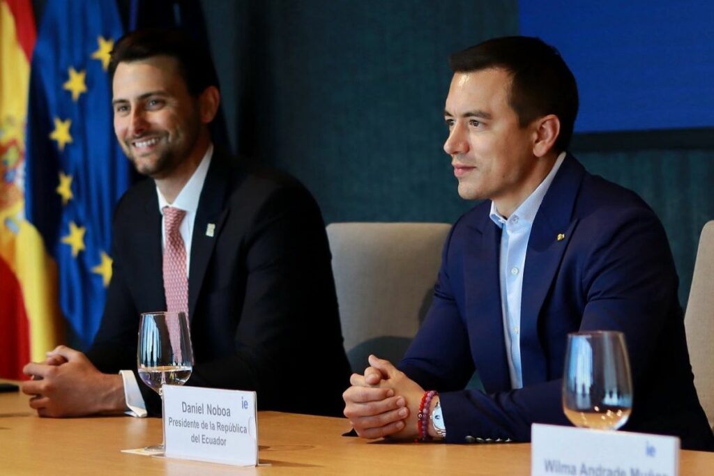 Daniel Noboa felicita a Niels Olsen, nuevo presidente de la Asamblea ...