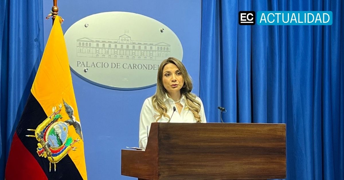 Carolina Jaramillo, la nueva vocera de Daniel Noboa, hizo cinco anuncios, uno sobre subsidios ...