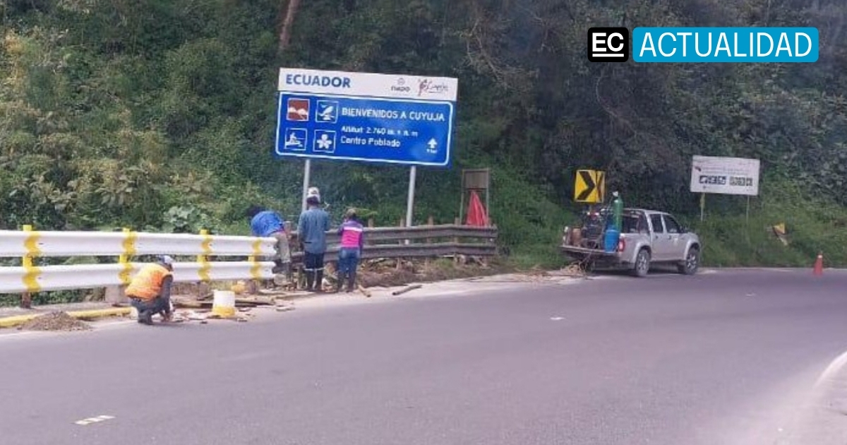 Cierre en la vía Baeza - Papallacta por deslizamiento; este es la ruta ...