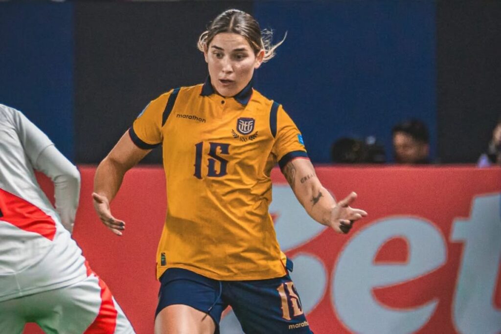 Manoly Baquerizo, figura de Ecuador en Copa América Femenina, tiene ...
