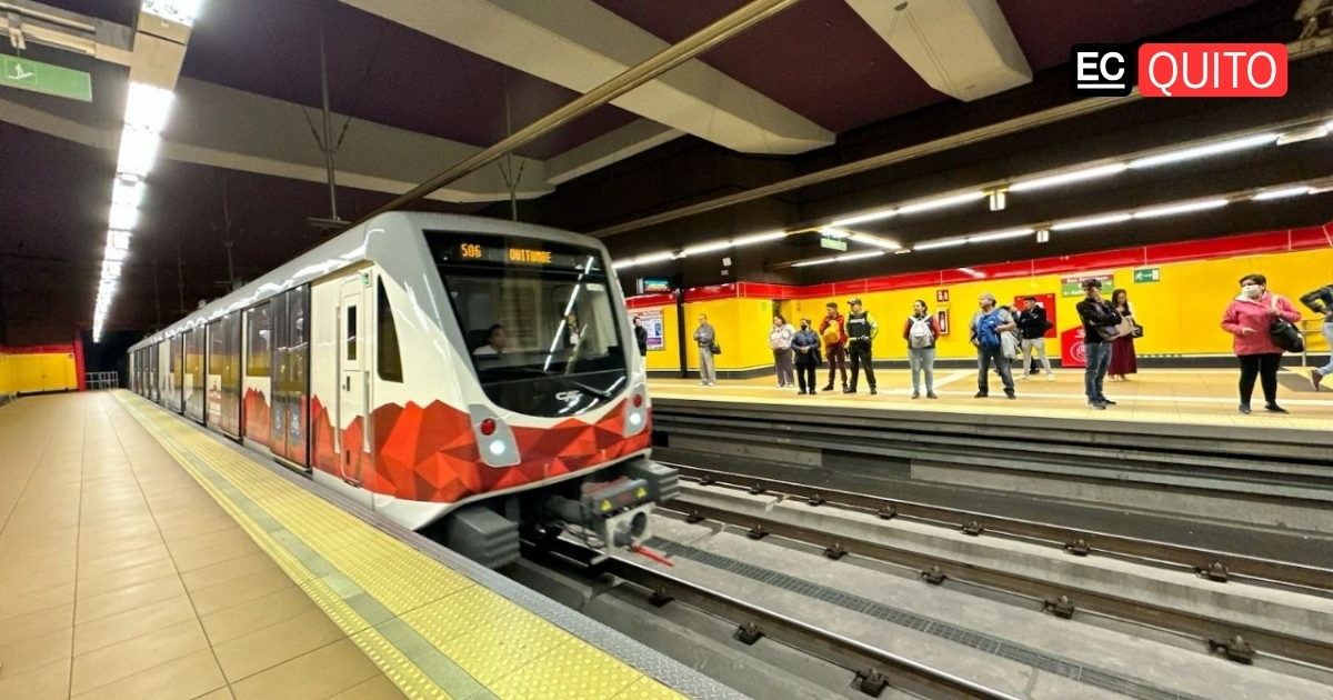 Tren 16 vuelve a operar en el Metro de Quito luego de 20 meses - El ...