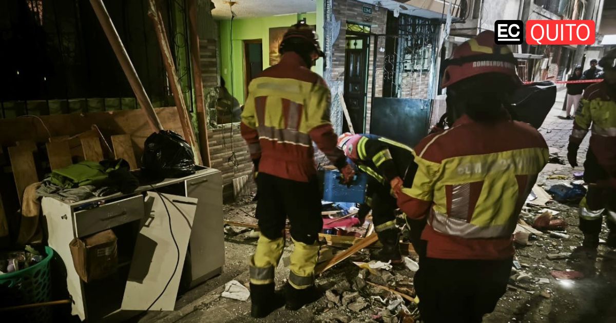 Seis heridos por una explosión por fuga de gas en Quito - El Comercio