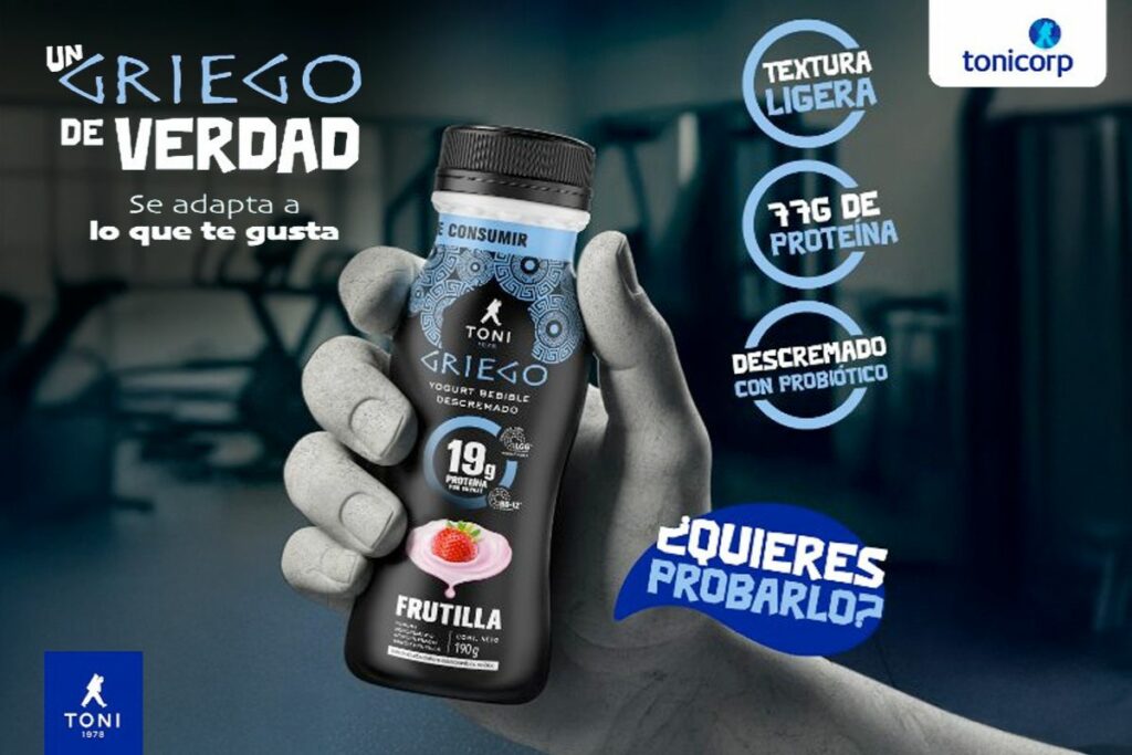 Toni lanza en Ecuador su nuevo yogurt griego bebible con más proteína y ...