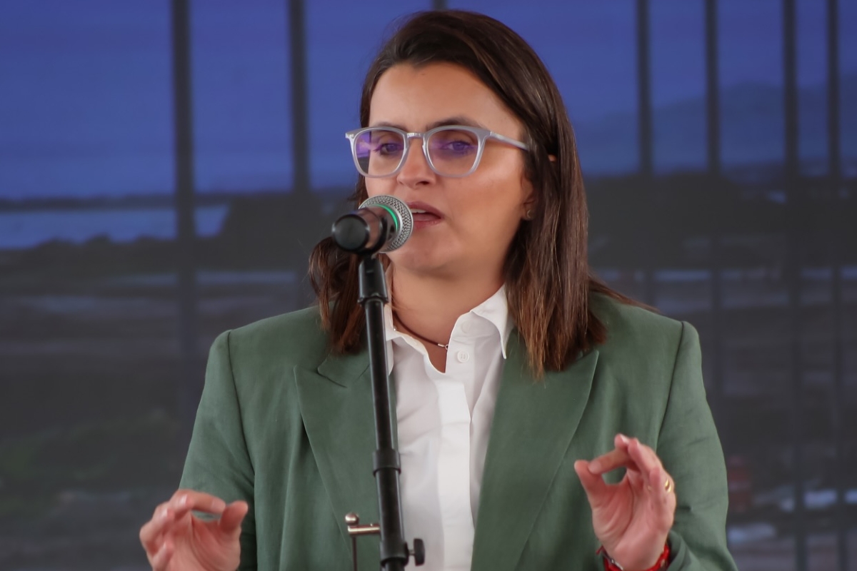 María José Pinto hizo declaraciones, tras recibir el encargo del ...