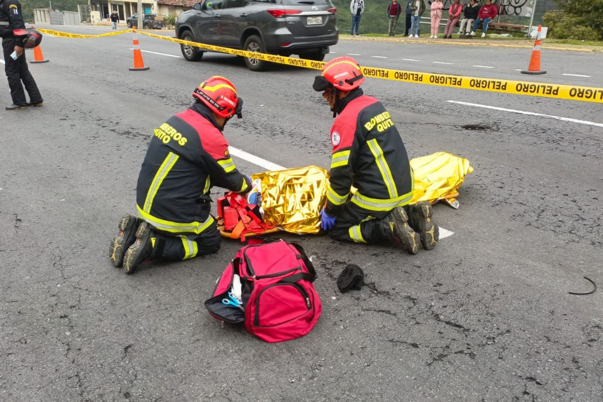 Choque en la Autopista General Rumiñahui deja un fallecido y un herido ...