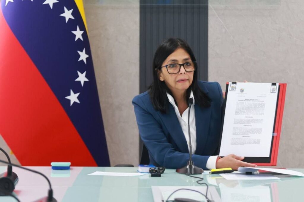 Delcy Rodríguez: 'Exigimos la liberación inmediata de Maduro, único ...