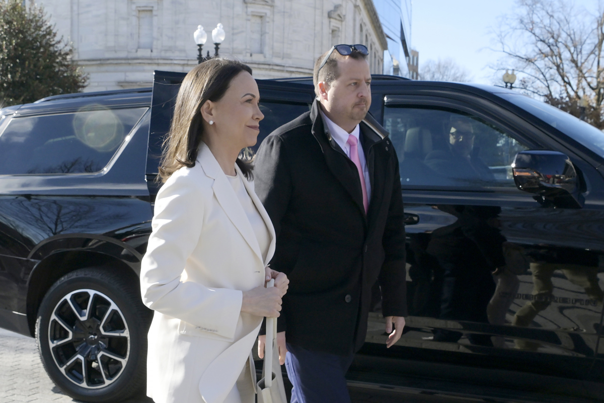 Así fue la llegada de María Corina Machado a la Casa Blanca - El Comercio