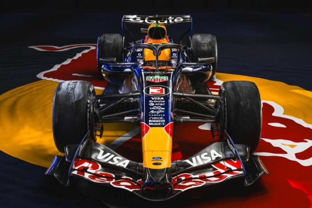 Red Bull presentó su nuevo diseño para la Fórmula 1, el primero junto a ...