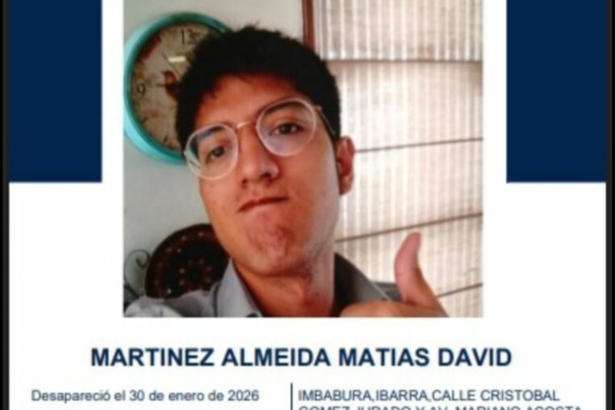 Así encontraron a Matías David M. A. tras su desaparición en Ibarra ...